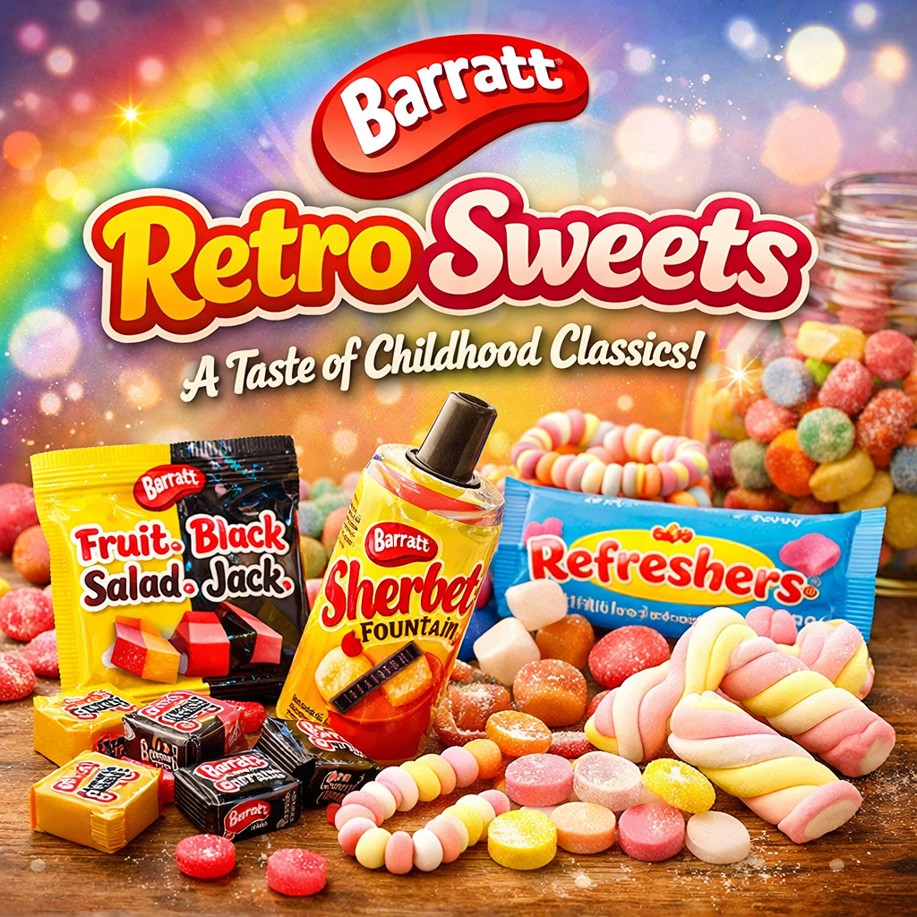 Barratt Retro Sweets: A Nostalgic Taste of Childhood Classics