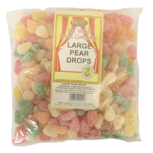 Brays Large Pear Drops Un-Wrapped - 2.75kg