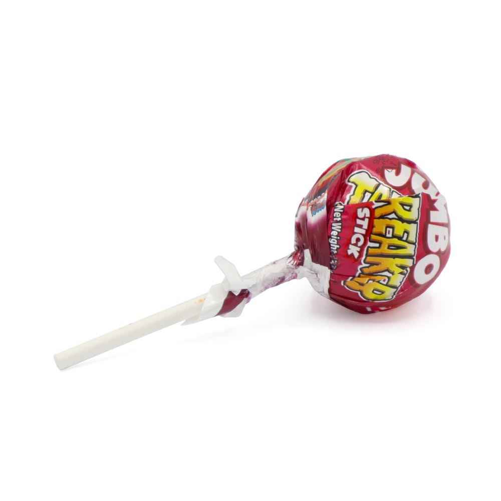 Zed Candy Jumbo 33g Cherry Jawbreaker Pops 40 Count