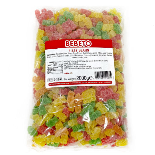 Bebeto Halal Fizzy Bears 2kg